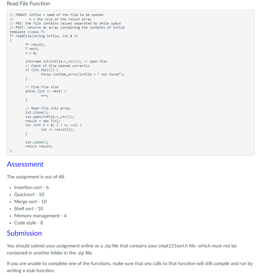 Solved In this assignment you are to implement four | Chegg.com