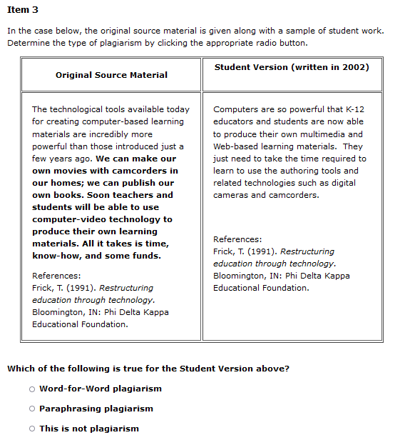 In the case below, the original source material is | Chegg.com