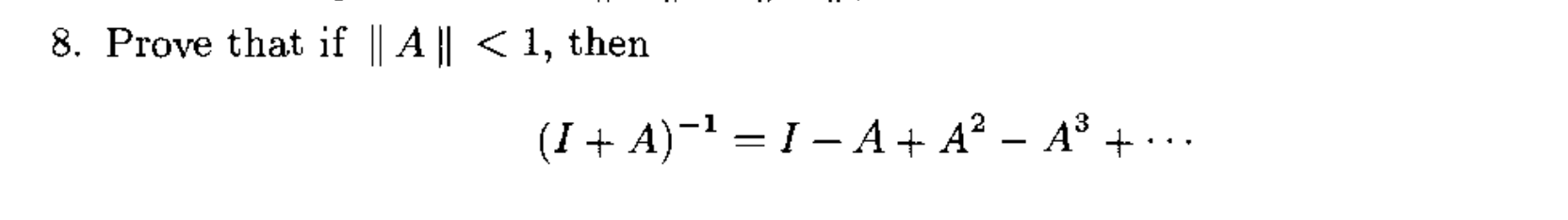 Solved 8. Prove that if || A