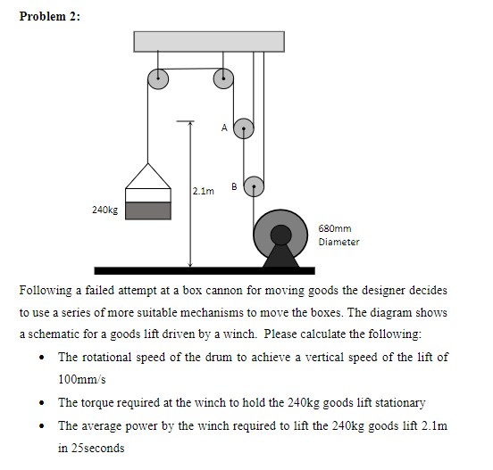 Solved Problem 2- Following a failed attempt at a box cannon | Chegg.com