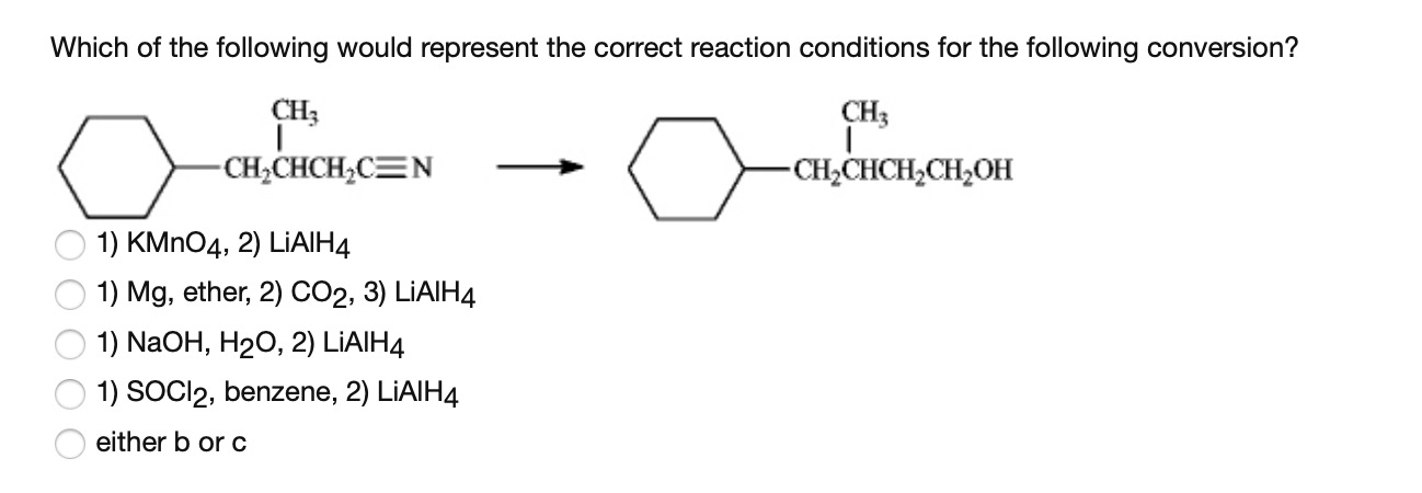 Solved Which of the following would represent the correct | Chegg.com