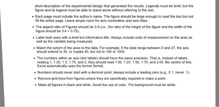 Create figures and figure legends from the following | Chegg.com