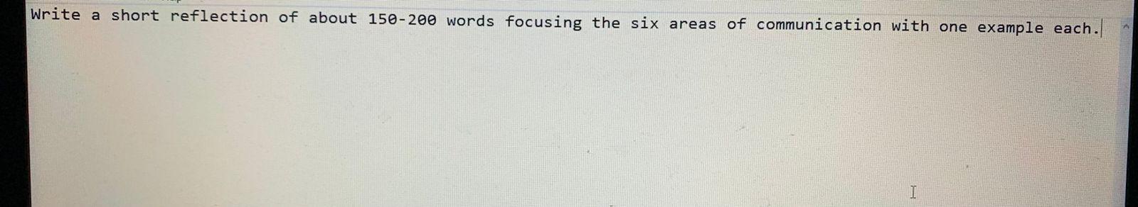 Solved Write a short reflection of about 150-200 words | Chegg.com