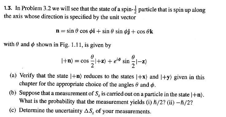 Solved 1.4. Repeat the calculations of Problem 1.3 (b) and | Chegg.com