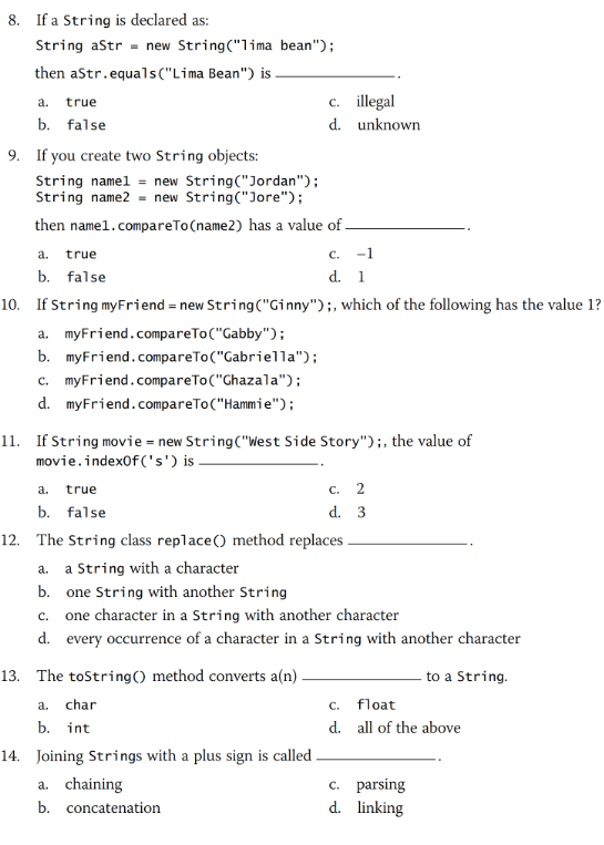 Solved 1 A Sequence Of Characters Enclosed Within Double 
