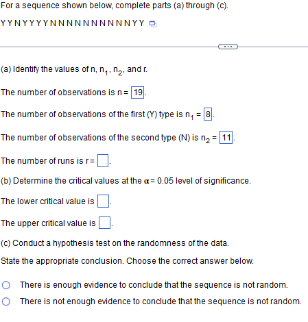 Solved (a) Identify the values of n,n1,n2, and r. The number | Chegg.com