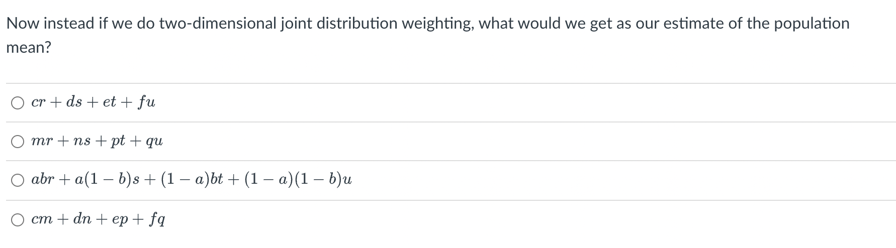 Solved Suppose we have 2 binary (observed for each | Chegg.com