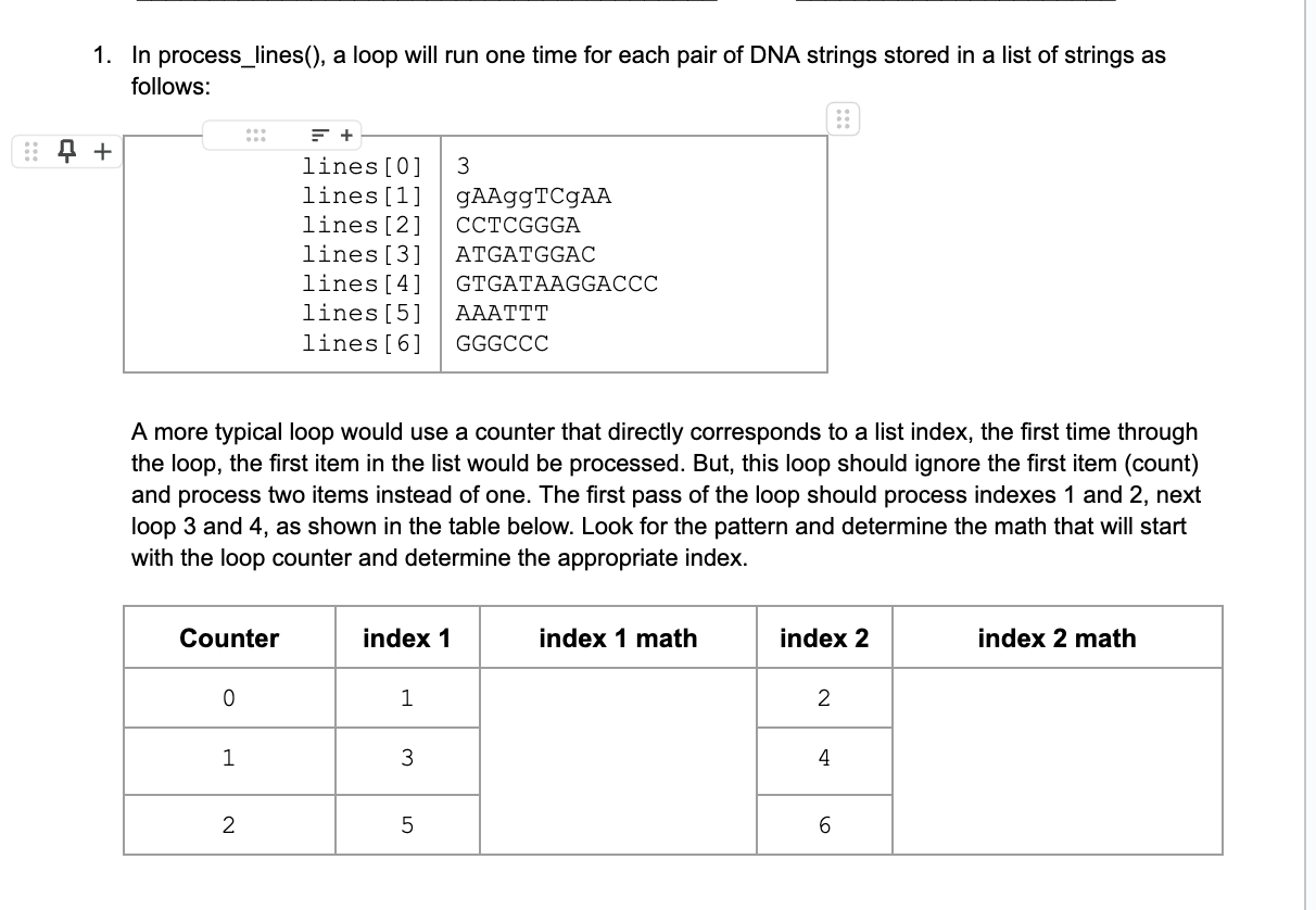 Solved please answer the followingin process_lines(), ﻿a | Chegg.com