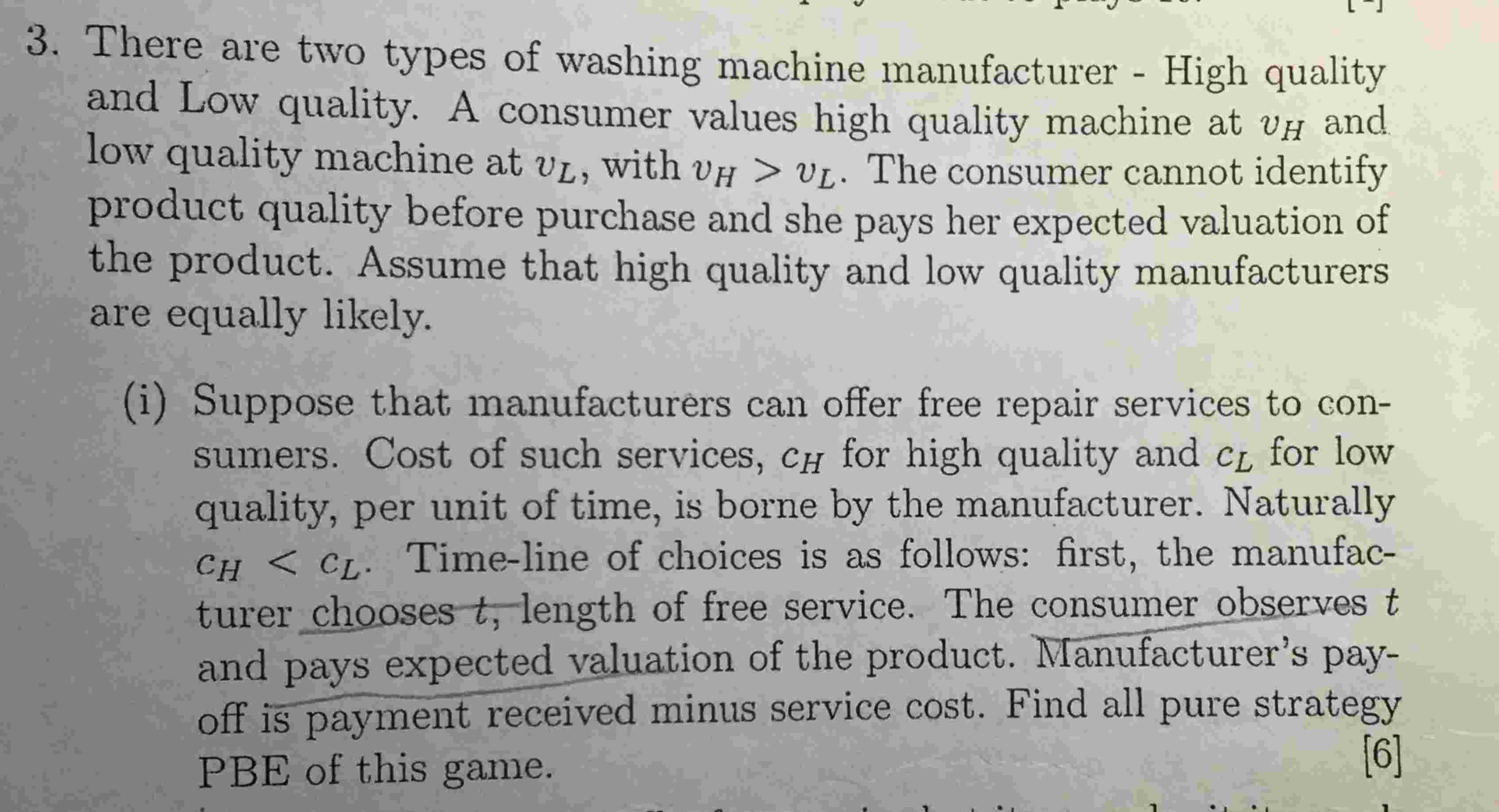 Solved 3. ﻿There are two types of washing machine | Chegg.com