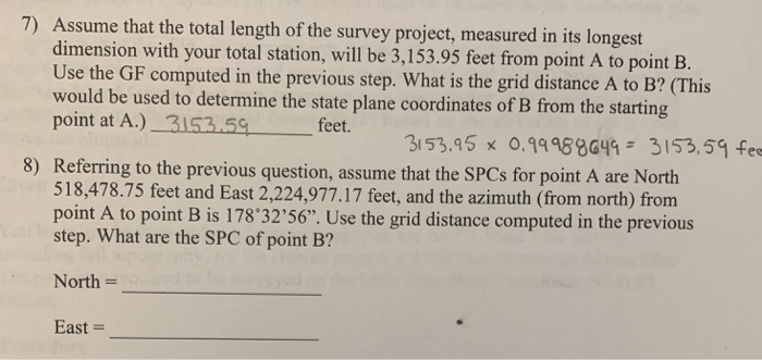 Solved Assume that the total length of the survey project, | Chegg.com