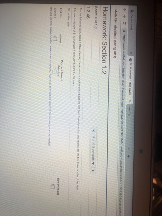 Solved Do Homework: Section 1.2 1.2.46 | Chegg.com