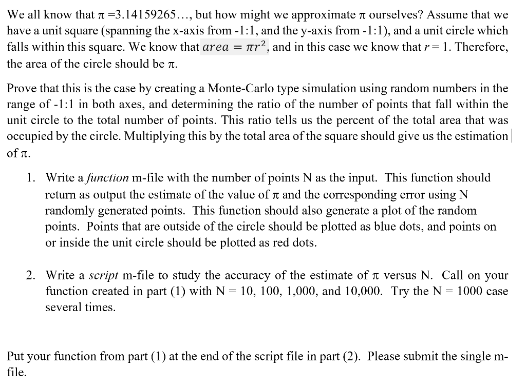 Solved The Problem Below Is A Matlab Question Please Do It