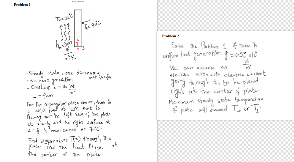 Solved Problem 1 Problem 1 To=22c/ Ts=706 Problem 2 300 | Chegg.com