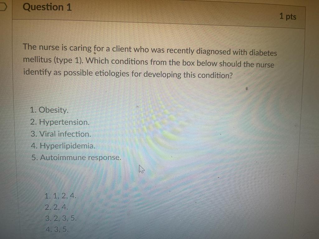 Solved \r\n\r\n\r\n\r\nThe nurse is caring for a client who | Chegg.com