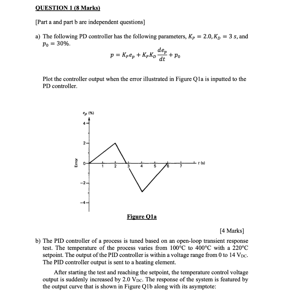 Solved QUESTION 1 (8 Marks) [Part a and part b are | Chegg.com