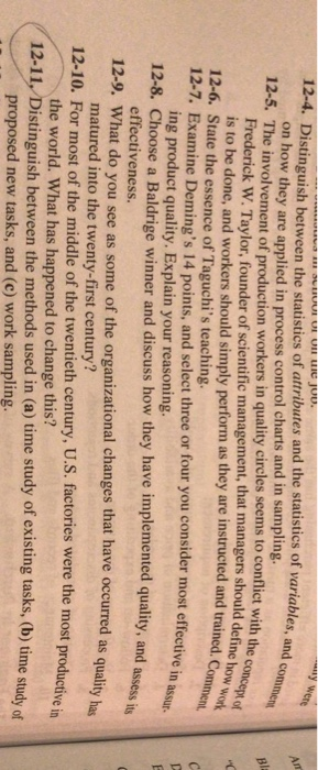 Solved Distinguish between the statistics of attributes and | Chegg.com