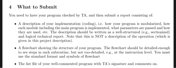 In This Project You Are To Write A Hcs12 Assembly