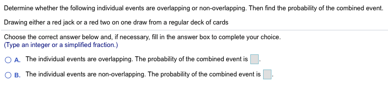 Solved Determine whether the following individual events are | Chegg.com