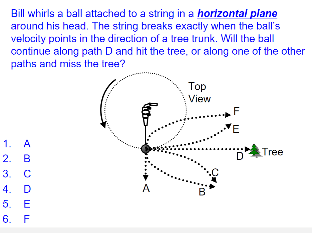 Solved Bill whirls a ball attached to a string in a | Chegg.com