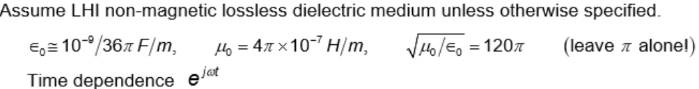 Solved Given the harmonic electric field intensity vector in | Chegg.com