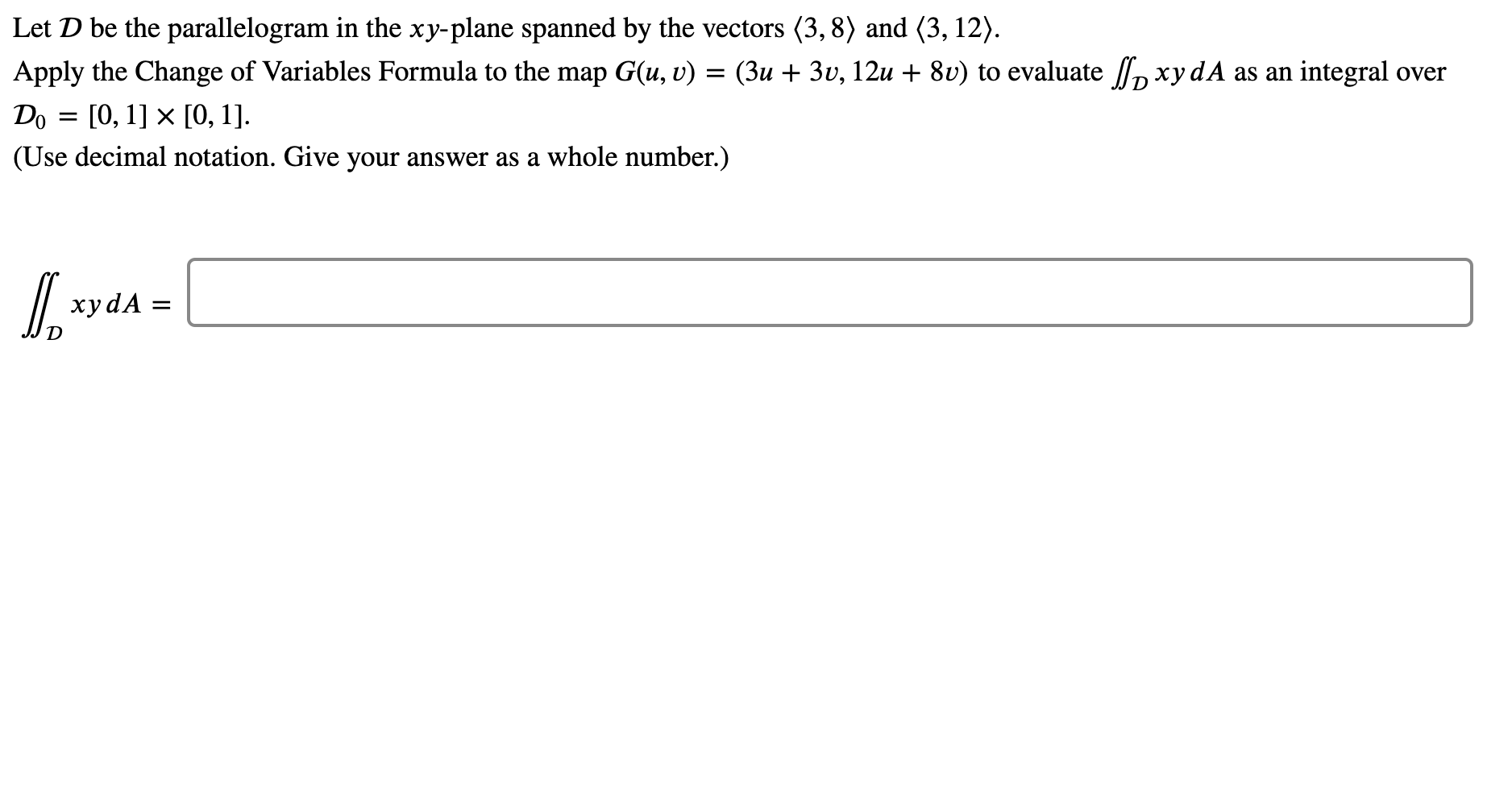 Solved Compute the Jacobian G(u, v) = (5ue", 3 + 6e"). (Use | Chegg.com