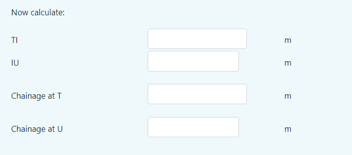 Solved Tabulate data needed to set out by theodolite and | Chegg.com