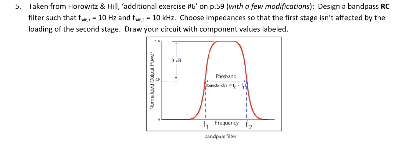 Solved 5. Taken from Horowitz \& Hill, 'additional exercise | Chegg.com