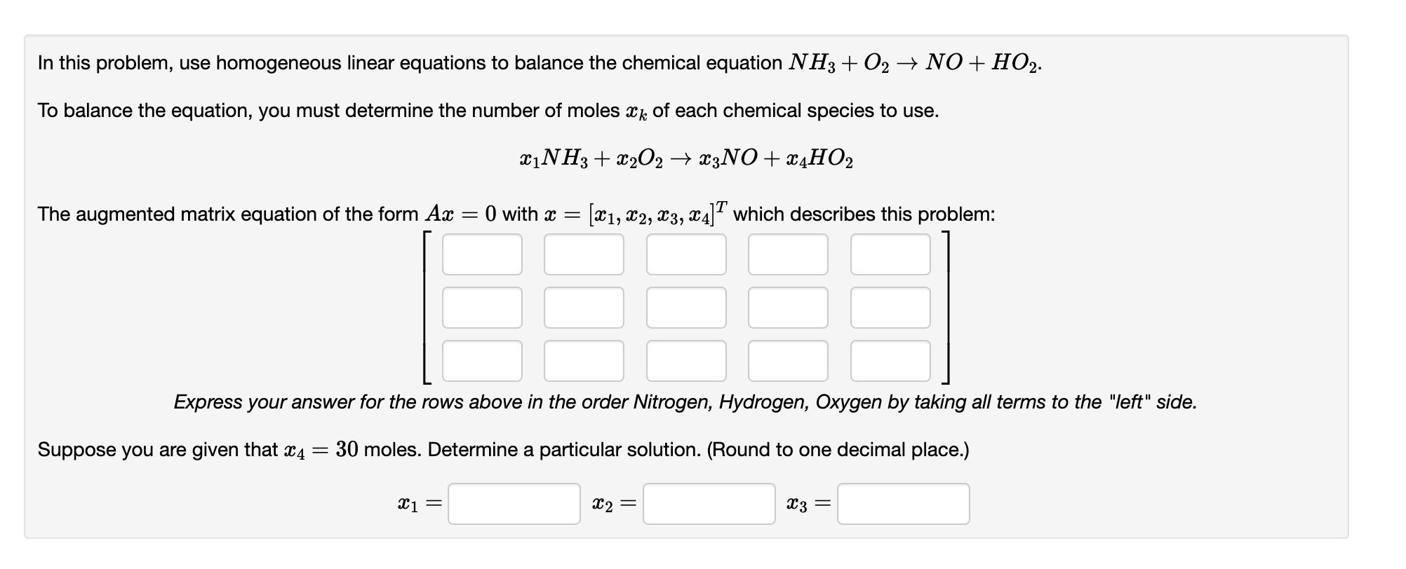 Solved In this problem, use homogeneous linear equations to | Chegg.com