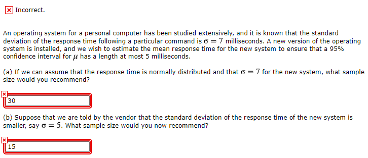 Solved Incorrect. An operating system for a personal | Chegg.com