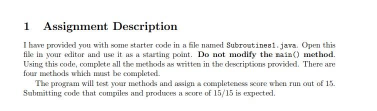 Solved 1 Assignment Description I have provided you with | Chegg.com