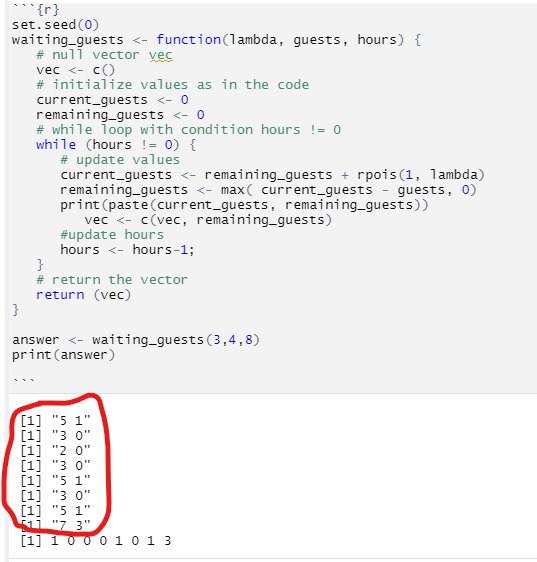 Solved Adjust the following R code so it removes the output | Chegg.com
