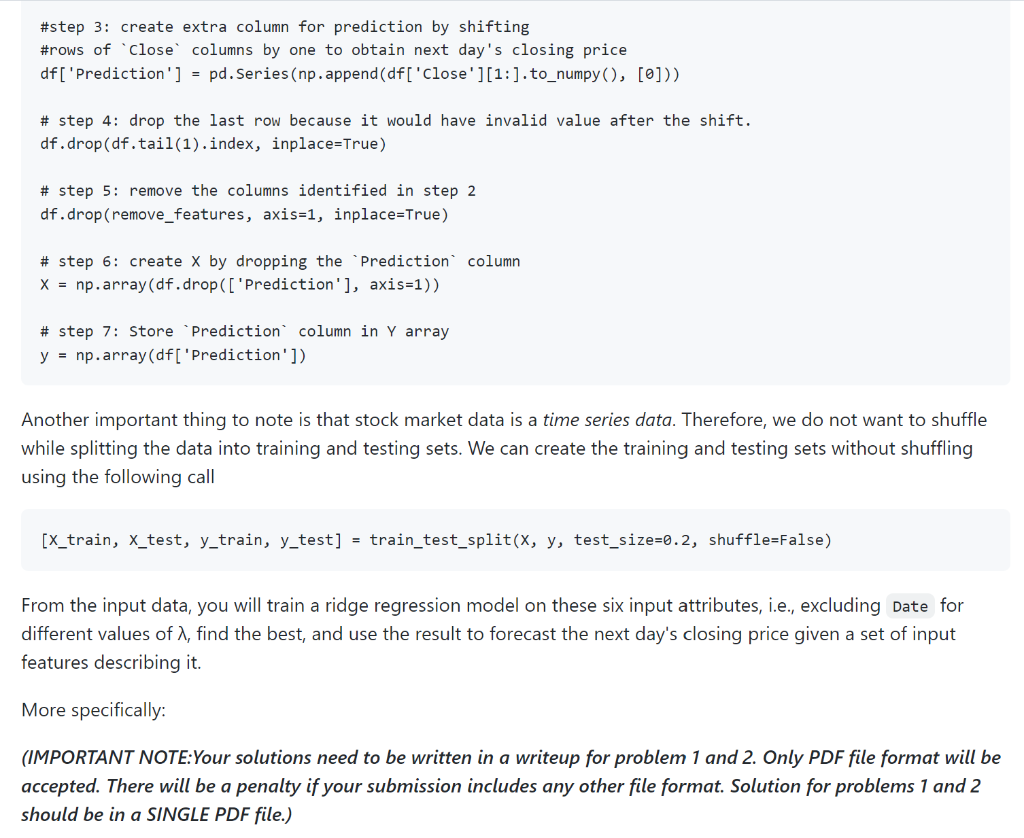 Solved Problem 1: Polynomial regression A common | Chegg.com