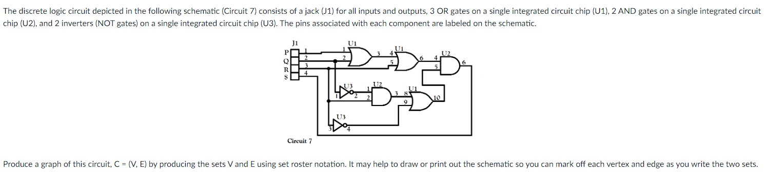 Solved chip (U2), and 2 inverters (NOT gates) on a single | Chegg.com