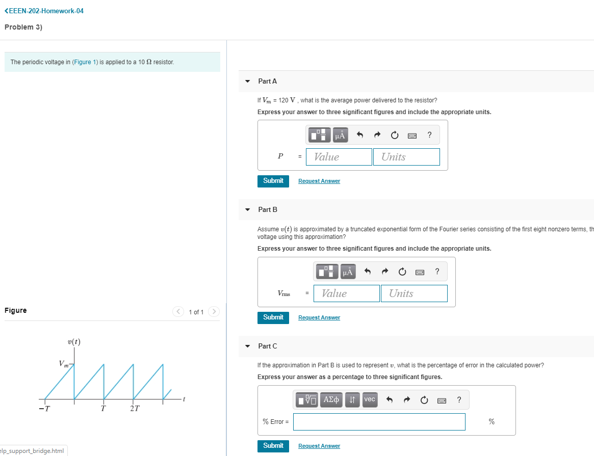 Solved Submit Request Answer vt Part C If the approximation | Chegg.com
