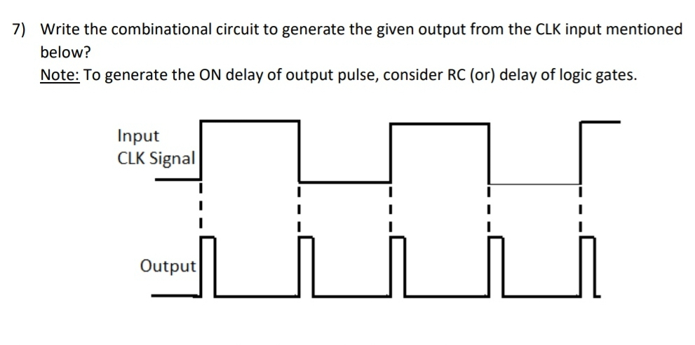 Solved Write the combinational circuit to generate the given | Chegg.com