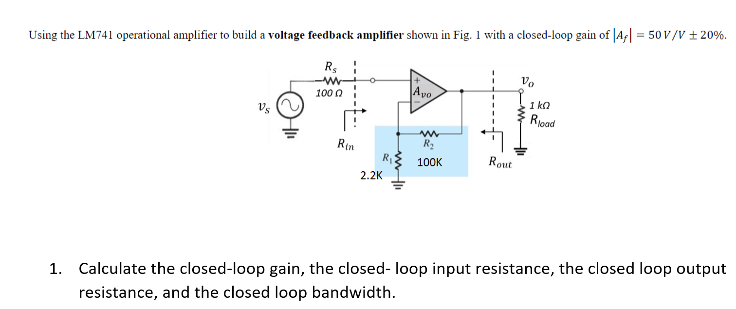 Solved Using the LM741 operational amplifier to build a | Chegg.com