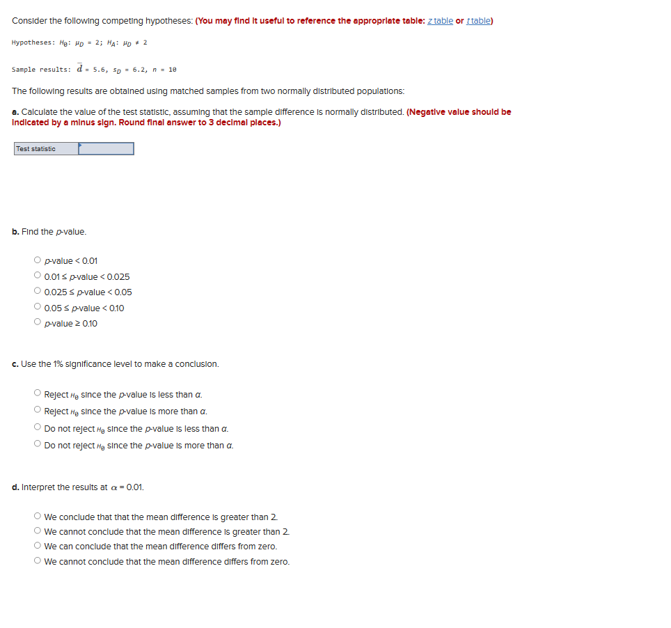 Solved Consider the following competing hypotheses: (You may | Chegg.com