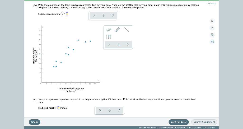 Solved Español You work for a regional geological survey and | Chegg.com