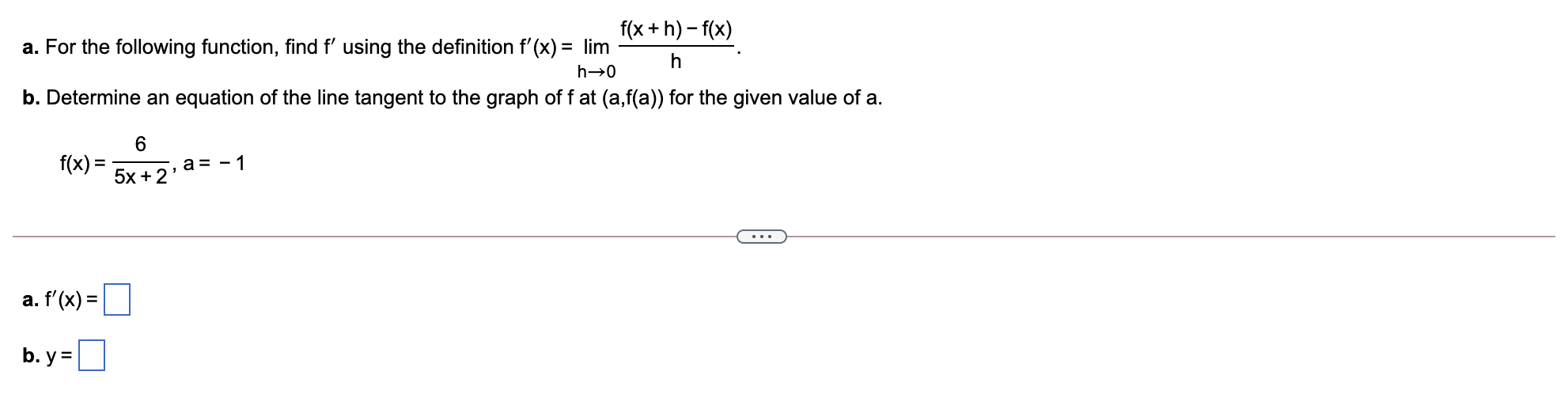 Solved f(x + h) – f(x) a. For the following function, find | Chegg.com