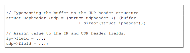 Solved 3.2 Task 2: Spoofing When a normal user sends out a | Chegg.com