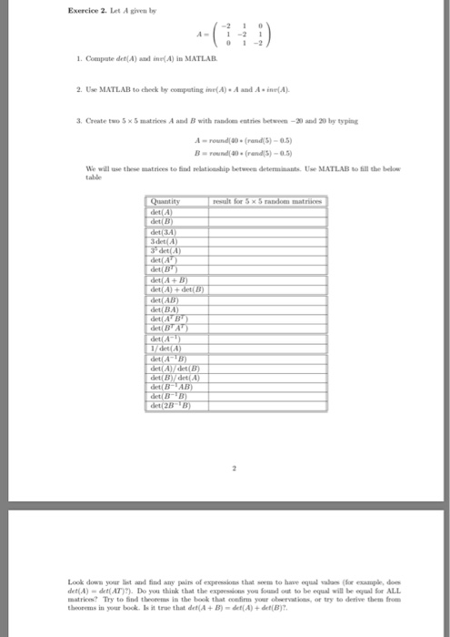 Solved Exercice 2. Let A given by -(iii) 21 A 1 -2 01 -2 1. | Chegg.com Solved Exercice 2. Let A given by -(iii) 21 A 1 -2 01 -2 1. | Chegg.com