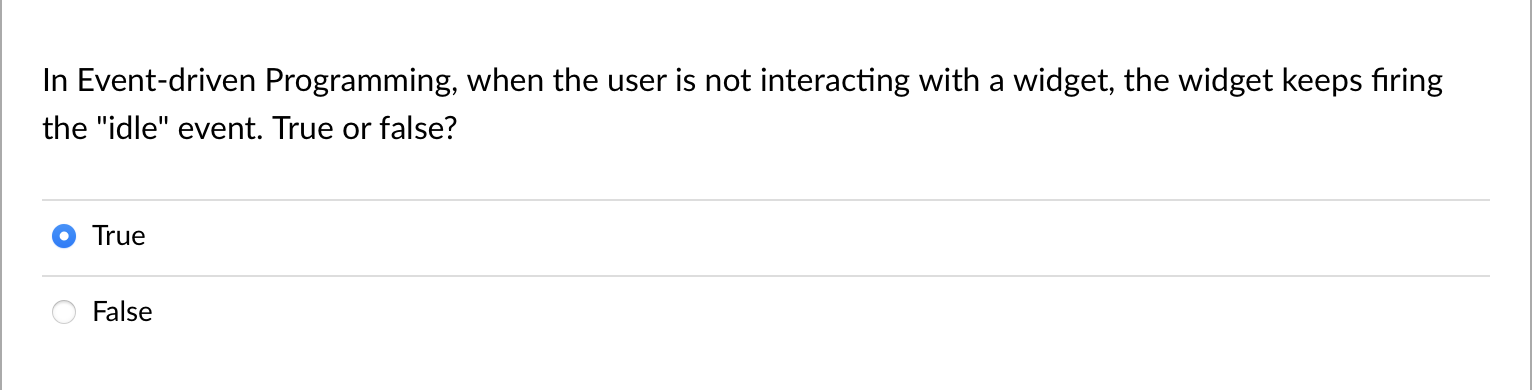Solved In Event Driven Programming When The User Is Not 5792