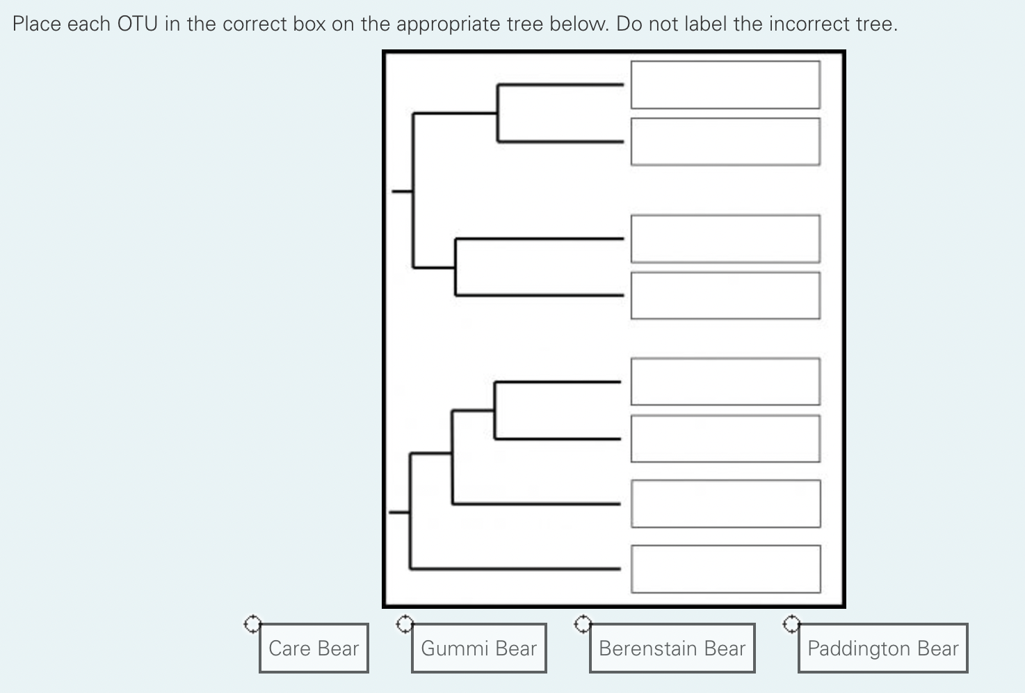 Solved Sequence data from OTUs are provided in the table | Chegg.com