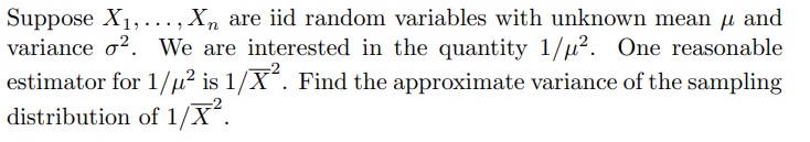 Solved Suppose X1,…,Xn are iid random variables with unknown | Chegg.com