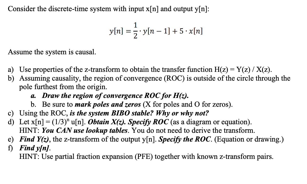 Solved Consider the discrete-time system with input x[n] and | Chegg.com