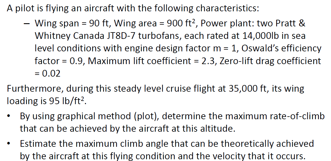 Solved A pilot is flying an aircraft with the following | Chegg.com