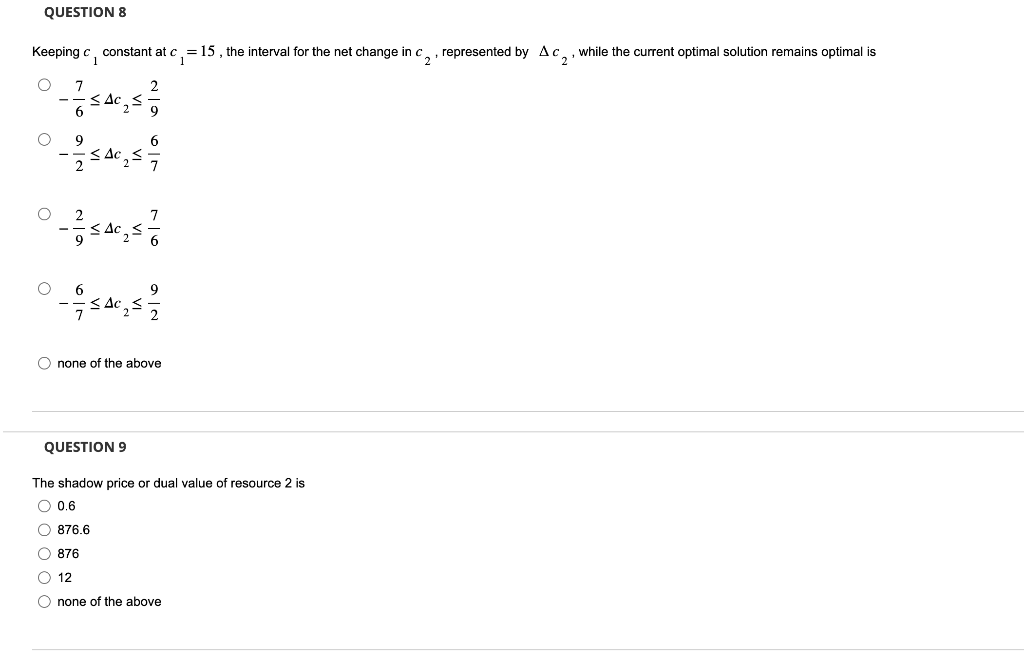 Solved Keeping c1 constant at c1=15, the interval for the | Chegg.com