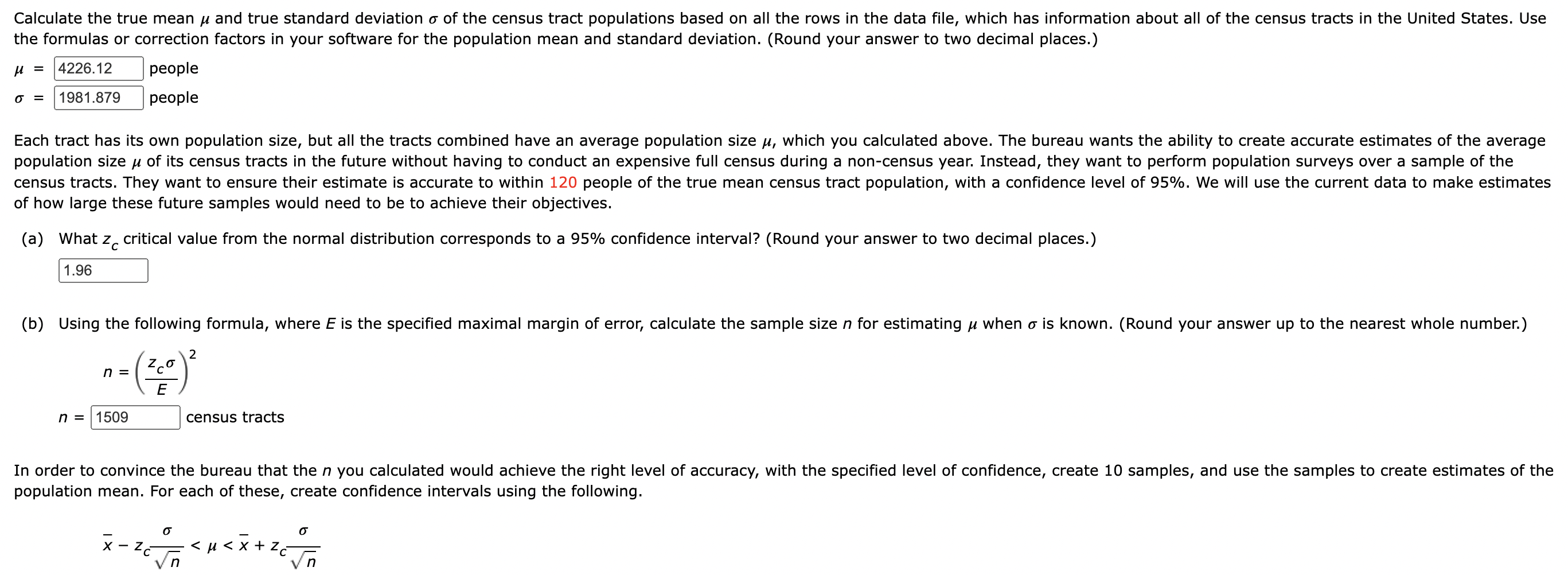 Solved the formulas or correction factors in your software | Chegg.com