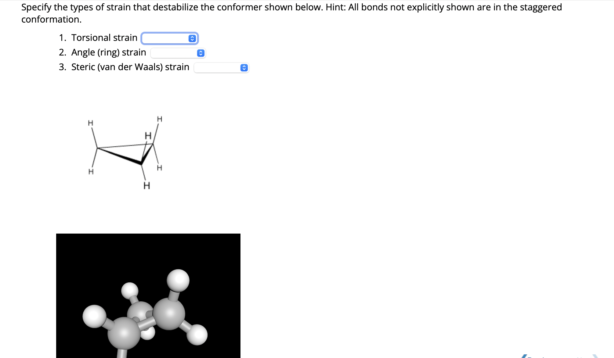 Solved Specify the types of strain that destabilize the | Chegg.com