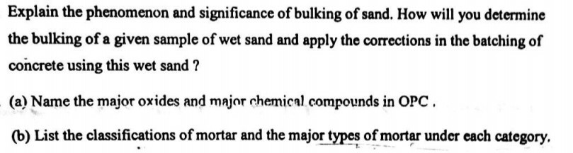 Solved Explain the phenomenon and significance of bulking of | Chegg.com